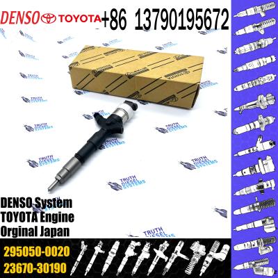 China Diesel Fuel Common Rail Injector 295050-0020 For Toyota 1KD 2KD 23670-30190 23670-0020 for sale