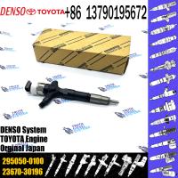 China Fuel Injector 23670-39196 295050-0100 23670-30190 For Toyota Hilux Hiace 1KD-FTV 3.0L for sale