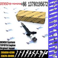 China Genuine  Diesel Fuel Injector 295050-0460 295050-0200 For Toyata Car 23670-30400 23670-30440 23670-39435 for sale