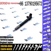 China Original Diesel Common Rail Fuel Injector 23670-0E010 295700-0550 23670-0E020 295700-0560 For Toyota Hilux 1GD for sale