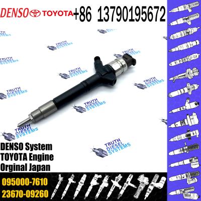 China Common Rail Diesel Fuel Injector 23670-0R010 236700R010 095000-7610 for sale