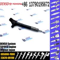 China Fuel Injector 23670-0R190 Fuel Injector Assembly 095000-7660 For Toyota 1AD-FTV for sale