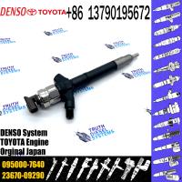 China Genuine Diesel Fuel Injector 23670-0R170 23670-0R120 23670-0R070 23670-0R020 23670-09140 0950007640 095000-7640 for sale