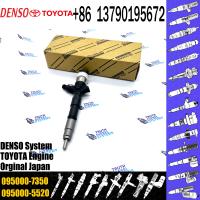 China Diesel Fuel Injector DENSO 0950007350 095000-7350 For Toyota 1KD-FTV Prado D4D J120 23670-30080 23670-30180 for sale