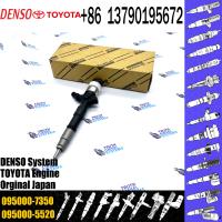 China Diesel Fuel Injector DENSO 0950007350 095000-7350 For Toyota 1KD-FTV Prado D4D J120 23670-30080 23670-30180 for sale