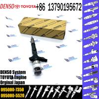 China Diesel Fuel Injector DENSO 0950007350 095000-7350 For Toyota 1KD-FTV Prado D4D J120 23670-30080 23670-30180 for sale