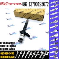 China For Toyo-ta Hiase / Hu X 2KD-FTV Common Rail Injector 23670-39245 095000-7430 for sale