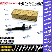 China Common Rail Diesel Injector 2367030320 0950007720 Injector For Toyota 1kd-ftv, D-4d Injector Nozzle 23670-39155 095000-7 for sale
