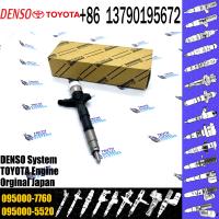China Diesel Common Rail Injector Fuel Inyector 23670-30300 23670-0L010 095000-7760 095000-7761 For Hilux Vigo 2KD-FTV for sale