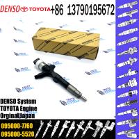 China Diesel Common Rail Injector Fuel Inyector 23670-30300 23670-0L010 095000-7760 095000-7761 For Hilux Vigo 2KD-FTV for sale