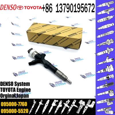 China Diesel Common Rail Injector Fuel Inyector 23670-30300 23670-0L010 095000-7760 095000-7761 For Hilux Vigo 2KD-FTV for sale