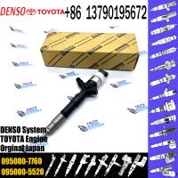 China Diesel Common Rail Injector Fuel Inyector 23670-30300 23670-0L010 095000-7760 095000-7761 For Hilux Vigo 2KD-FTV for sale