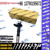 China Diesel Common Rail Injector Fuel Inyector 23670-30300 23670-0L010 095000-7760 095000-7761 For Hilux Vigo 2KD-FTV for sale