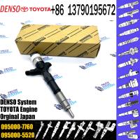 China Diesel Common Rail Injector Fuel Inyector 23670-30300 23670-0L010 095000-7760 095000-7761 For Hilux Vigo 2KD-FTV for sale