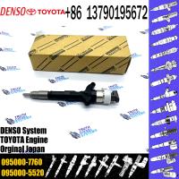 China Diesel Common Rail Injector Fuel Inyector 23670-30300 23670-0L010 095000-7760 095000-7761 For Hilux Vigo 2KD-FTV for sale
