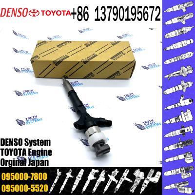 China Common Rail Injector 23670-30310 095000-7800 Injector For TOYOTA 2KD-FTV, D-4D, TRH2 Injector Nozzle 23670-30310 095000- for sale