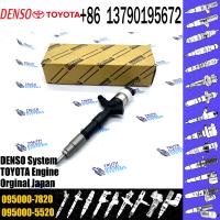 China Common Rail Inyectores Diesel Auto Engine Systems Fuel Diesel Injector 23670-39265 095000-7820 For Toyota 1KD-FTV for sale