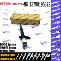 China Common Rail Inyectores Diesel Auto Engine Systems Fuel Diesel Injector 23670-39265 095000-7820 For Toyota 1KD-FTV for sale