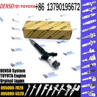 China Common Rail Inyectores Diesel Auto Engine Systems Fuel Diesel Injector 23670-39265 095000-7820 For Toyota 1KD-FTV for sale