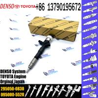China Diesel Fuel Injector 295050-0830 For Toyota Dyna 1KD-FTV 23670-39395 23670-30390 for sale