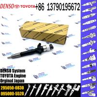 China Diesel Fuel Injector 295050-0830 For Toyota Dyna 1KD-FTV 23670-39395 23670-30390 for sale