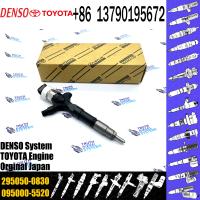 China Diesel Fuel Injector 295050-0830 For Toyota Dyna 1KD-FTV 23670-39395 23670-30390 for sale