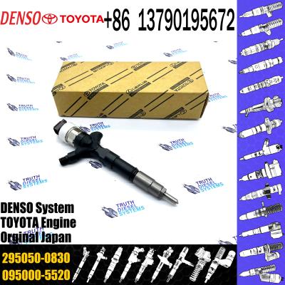 China Diesel Fuel Injector 295050-0830 For Toyota Dyna 1KD-FTV 23670-39395 23670-30390 for sale