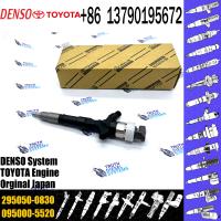 China Diesel Fuel Injector 295050-0830 For Toyota Dyna 1KD-FTV 23670-39395 23670-30390 for sale