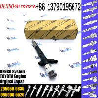 China Diesel Fuel Injector 295050-0830 For Toyota Dyna 1KD-FTV 23670-39395 23670-30390 for sale