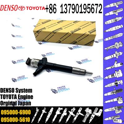 China 095000-6900 0950006900 Common Rail Fuel Injector 23670-0R160 23670-0R110 Auto Parts For Toyota Avensis 2.2 D 2AD-FTV for sale