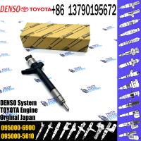 China 095000-6900 0950006900 Common Rail Fuel Injector 23670-0R160 23670-0R110 Auto Parts For Toyota Avensis 2.2 D 2AD-FTV for sale