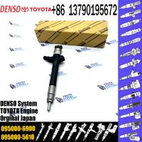 China 095000-6900 0950006900 Common Rail Fuel Injector 23670-0R160 23670-0R110 Auto Parts For Toyota Avensis 2.2 D 2AD-FTV for sale