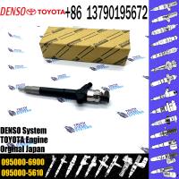 China 095000-6900 0950006900 Common Rail Fuel Injector 23670-0R160 23670-0R110 Auto Parts For Toyota Avensis 2.2 D 2AD-FTV for sale