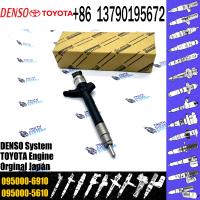 China Common Rail Fuel Injector 095000-6230 095000-7640 095000-7280 095000-6910 For TOYOTA 23670-0R170 23670-09140 for sale