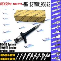 China Common Rail Fuel Injector 095000-6230 095000-7640 095000-7280 095000-6910 For TOYOTA 23670-0R170 23670-09140 for sale