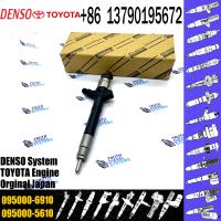 China Common Rail Fuel Injector 095000-6230 095000-7640 095000-7280 095000-6910 For TOYOTA 23670-0R170 23670-09140 for sale