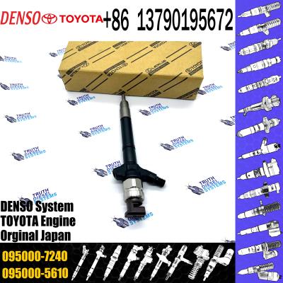 China 2AD-FTV Diesel Fuel Nozzle Injector 095000 7240 0950007240 Common Rail Injector 095000-7240 For Toyota for sale