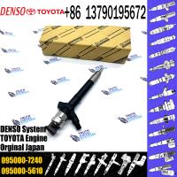 China 2AD-FTV Diesel Fuel Nozzle Injector 095000 7240 0950007240 Common Rail Injector 095000-7240 For Toyota for sale