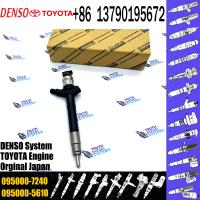 China 2AD-FTV Diesel Fuel Nozzle Injector 095000 7240 0950007240 Common Rail Injector 095000-7240 For Toyota for sale