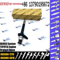 China Diesel Common Rail Fuel Injector 095000-7640 095000-7630 095000-7280 095000-7270 For TOYO-TA 23670-0R170 23670-09290 for sale