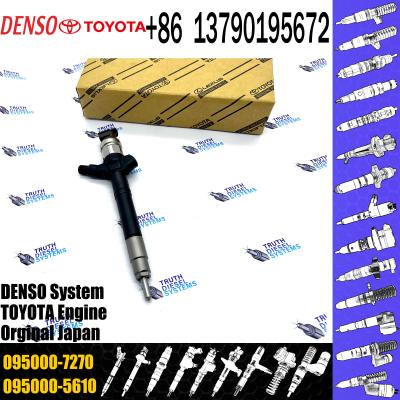 China Diesel Common Rail Fuel Injector 095000-7640 095000-7630 095000-7280 095000-7270 For TOYO-TA 23670-0R170 23670-09290 for sale