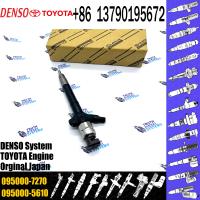 China Diesel Common Rail Fuel Injector 095000-7640 095000-7630 095000-7280 095000-7270 For TOYO-TA 23670-0R170 23670-09290 for sale