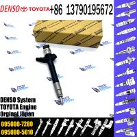 China Diesel Common Rail Fuel Injector 095000-7640 095000-7630 095000-7280 095000-7270 For TOYO-TA 23670-0R170 23670-09290 for sale