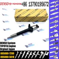 China Diesel Common Rail Fuel Injector 095000-7640 095000-7630 095000-7280 095000-7270 For TOYO-TA 23670-0R170 23670-09290 for sale