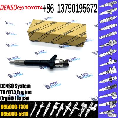 China Common Rail Fuel Injector 23670-0R140 23670-0R190 095000-7300 For TOYOTA 1AD-FTV for sale
