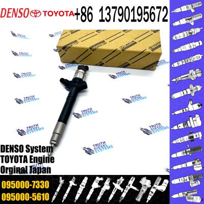China Diesel Common Rail Injector Nozzle 095000-7330 23670-09230 For TOY0TA RAV4 2.0 D Engine for sale