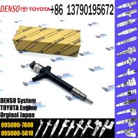 China Injector Nozzle 23670-0R160 095000-7600 Injector For Toyota 2AD-FTV Avensis Common Rail Injector 23670-0R160 095000-7600 for sale