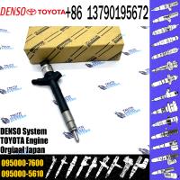 China Injector Nozzle 23670-0R160 095000-7600 Injector For Toyota 2AD-FTV Avensis Common Rail Injector 23670-0R160 095000-7600 for sale