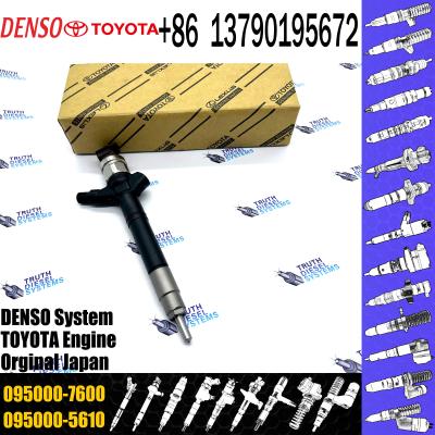 China Injector Nozzle 23670-0R160 095000-7600 Injector For Toyota 2AD-FTV Avensis Common Rail Injector 23670-0R160 095000-7600 for sale