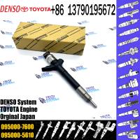 China Injector Nozzle 23670-0R160 095000-7600 Injector For Toyota 2AD-FTV Avensis Common Rail Injector 23670-0R160 095000-7600 for sale